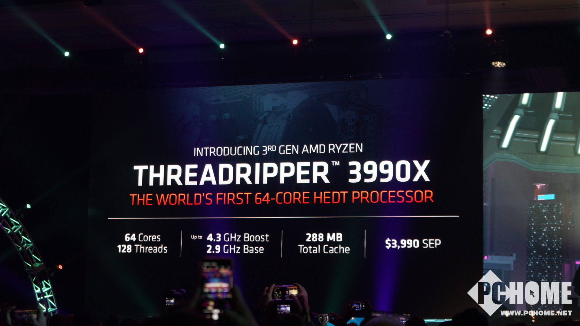 AMD推出第三代Threadripper 3990X 64核128线程-PChome