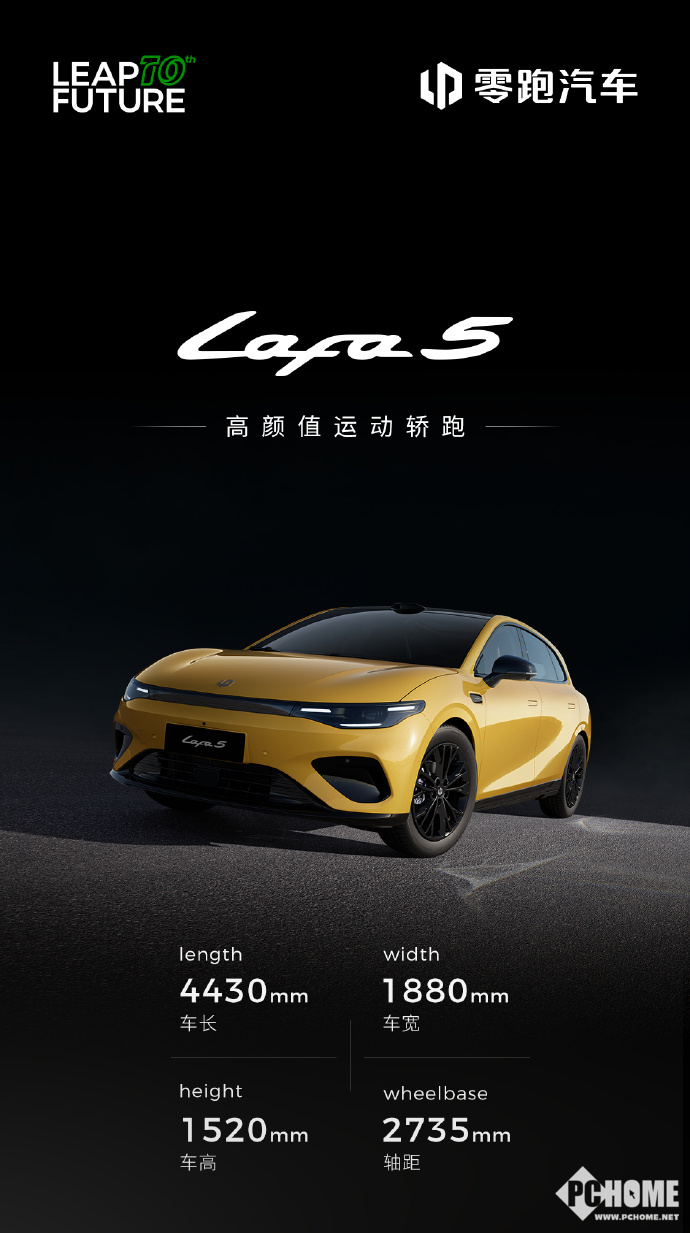 零跑Lafa5开启盲订，仅需99元，转大定提车后可享400元限量礼包